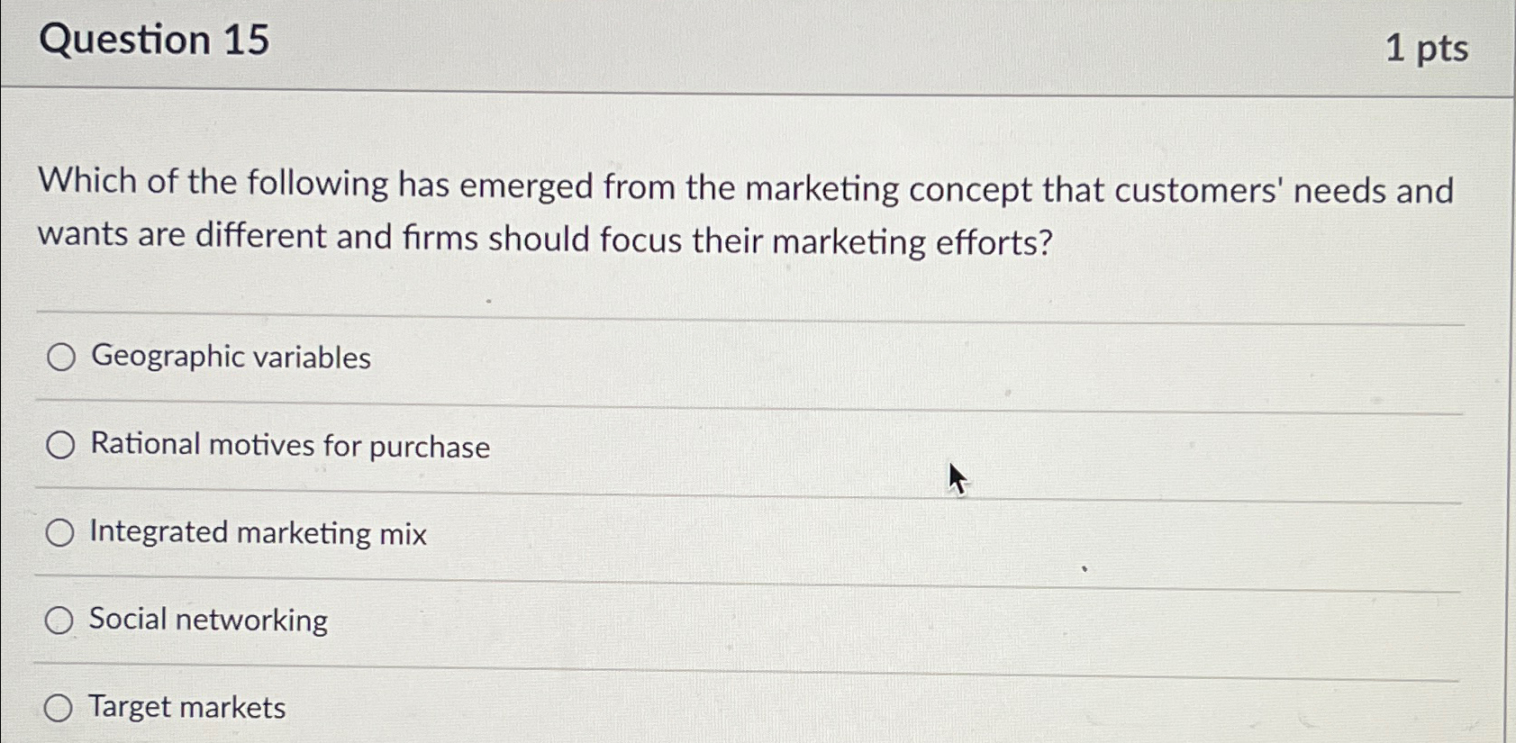 Solved Question 151ptsWhich of the following has emerged | Chegg.com