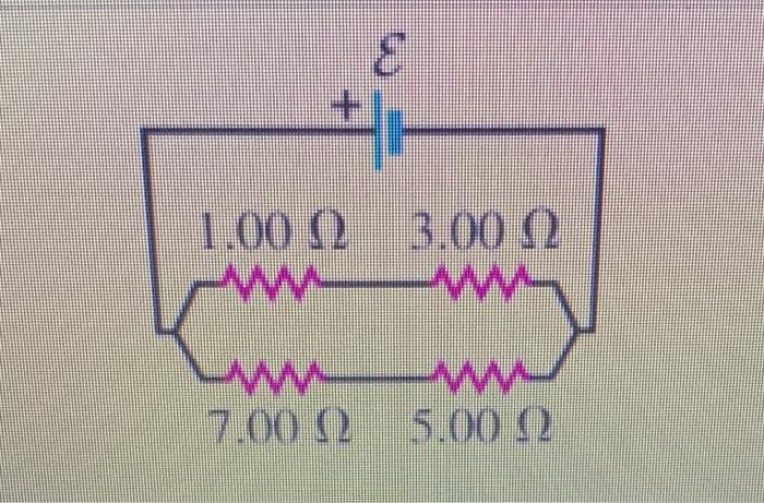 Solved Assume that E=45.5 V. The battery has negligible | Chegg.com