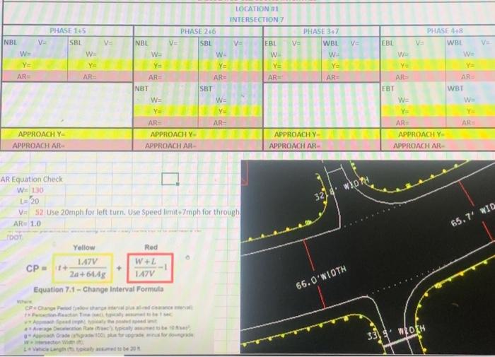 Solved 1 CALCULATED CIFARANCE WTERVALS LOCATION H1 | Chegg.com