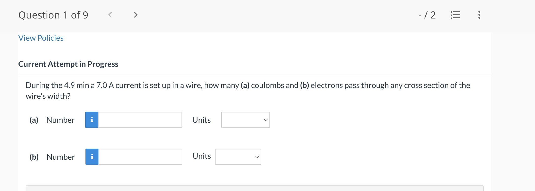 Solved View PoliciesCurrent Attempt in ProgressDuring the | Chegg.com