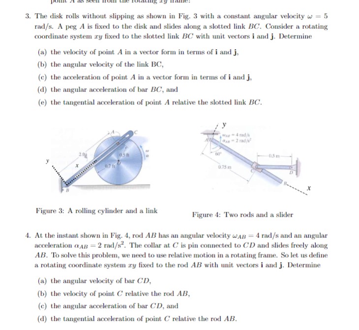[Solved]: Figure 1 illustrates a rocking mechanism. At the