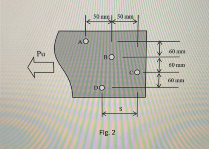 Solved Problem 3. Two A36 tension plates, both having a | Chegg.com