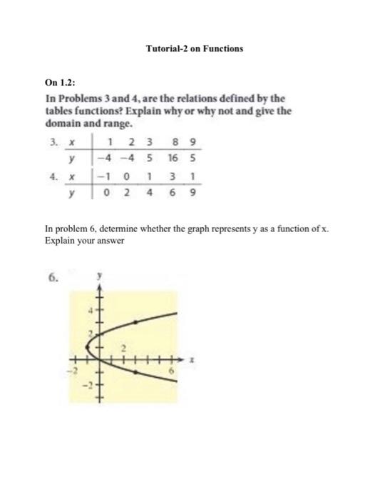 Solved On 1.2: In Problems 3 and 4 , are the relations | Chegg.com