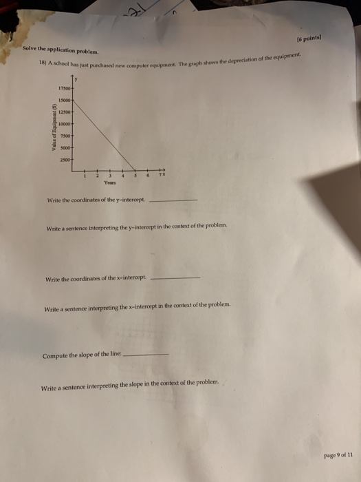 Solved 16 points) Solve the application problem. 15) A | Chegg.com
