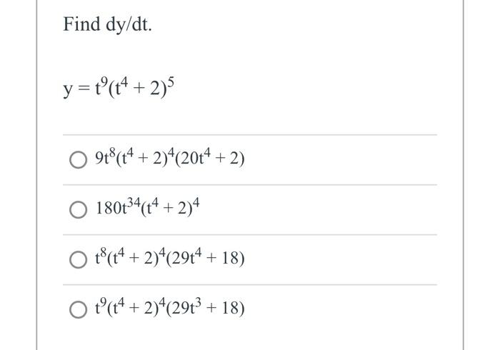 Solved Use implicit differentiation to find dy/dx and | Chegg.com
