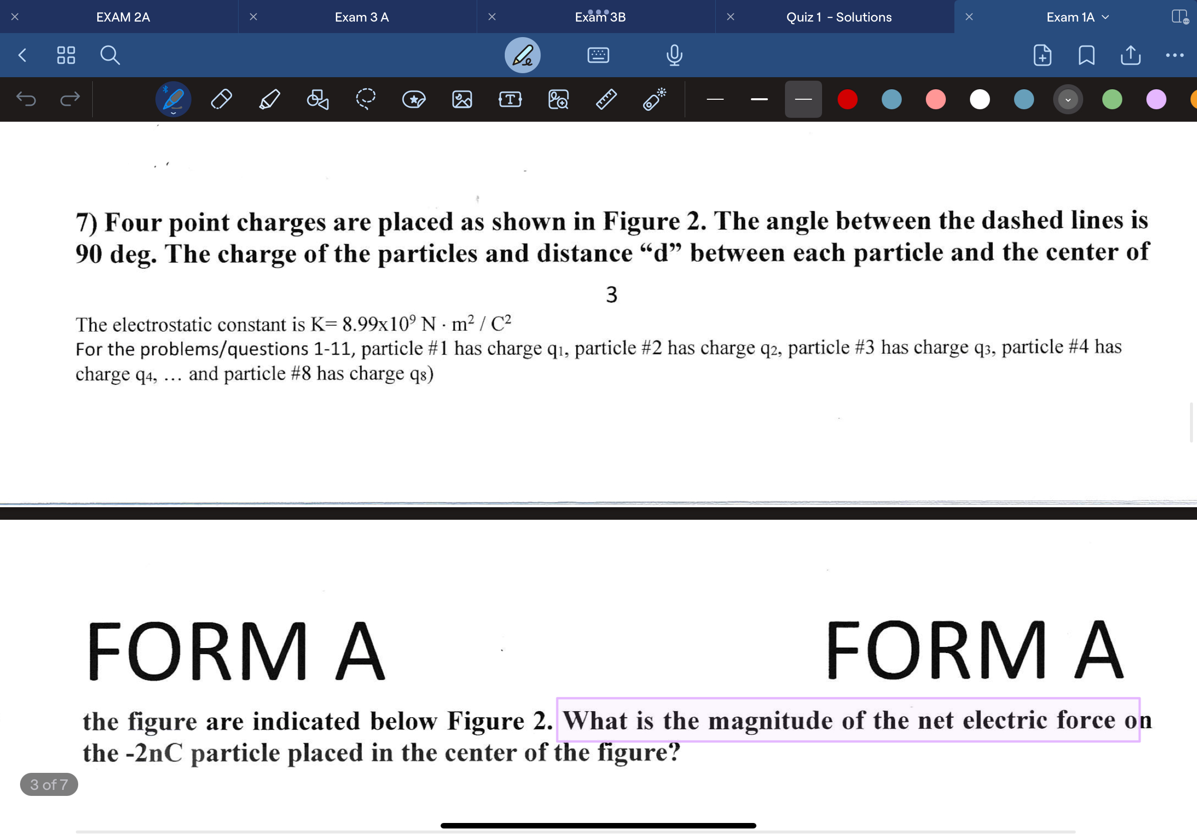 Solved Four point charges are placed as shown in Figure 2. | Chegg.com