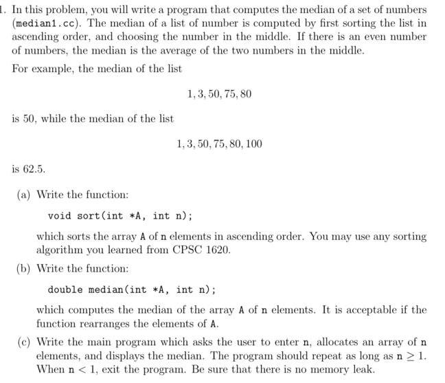 Solved In this problem, you will write a program that | Chegg.com