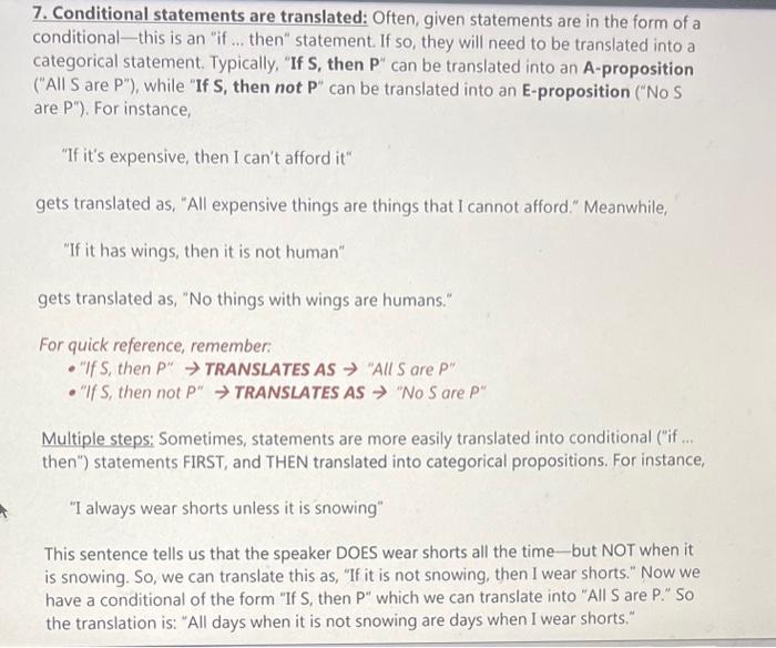 Standard Form Categorical Sentences In this week's | Chegg.com