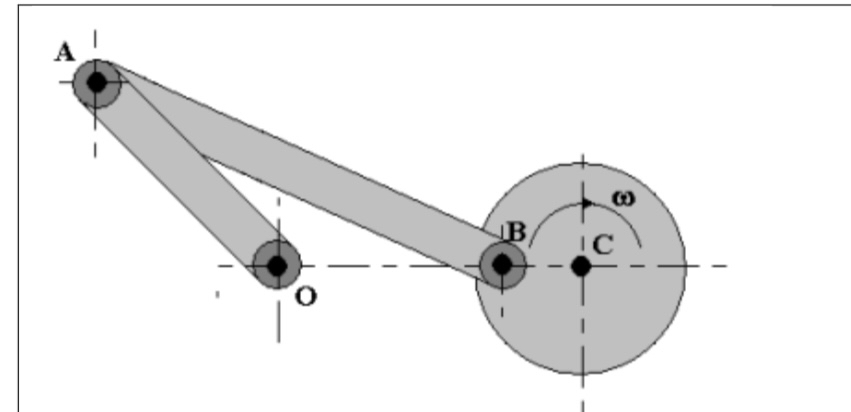 Solved The steady rotation of the wheel in the mechanism | Chegg.com
