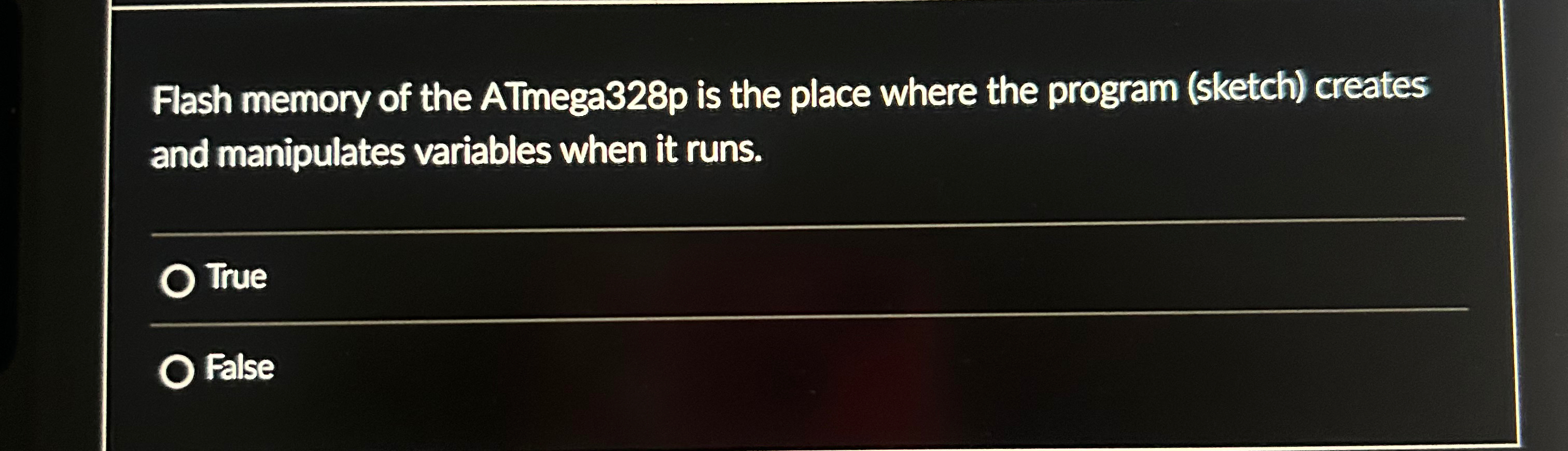 Solved Flash memory of the ATmega328p is the place where the | Chegg.com