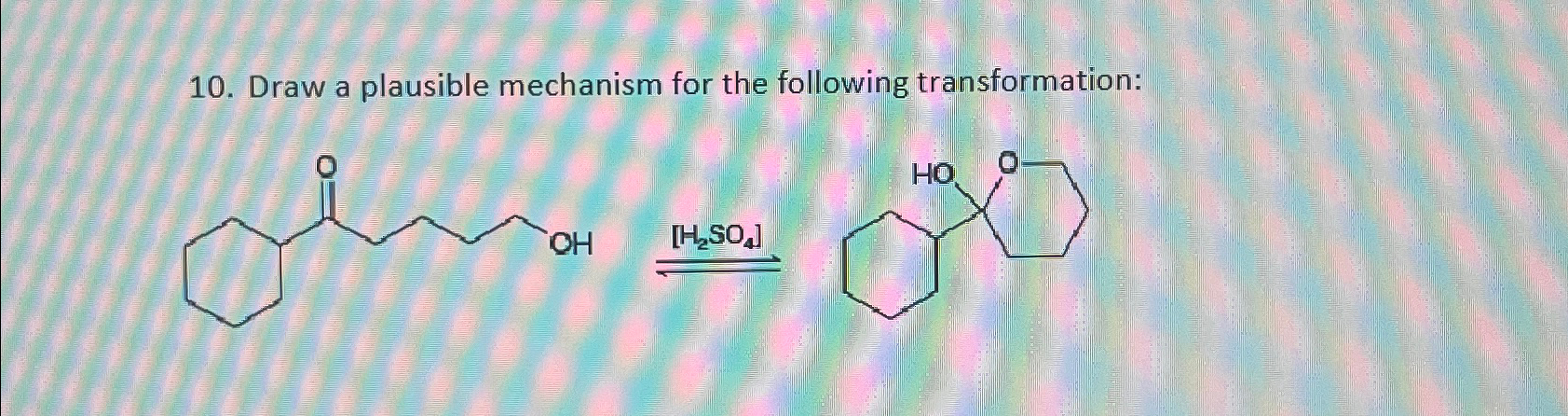 Solved Draw a plausible mechanism for the following | Chegg.com