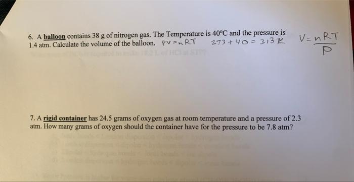 Solved Question 6 and 7write out your entire answer show | Chegg.com
