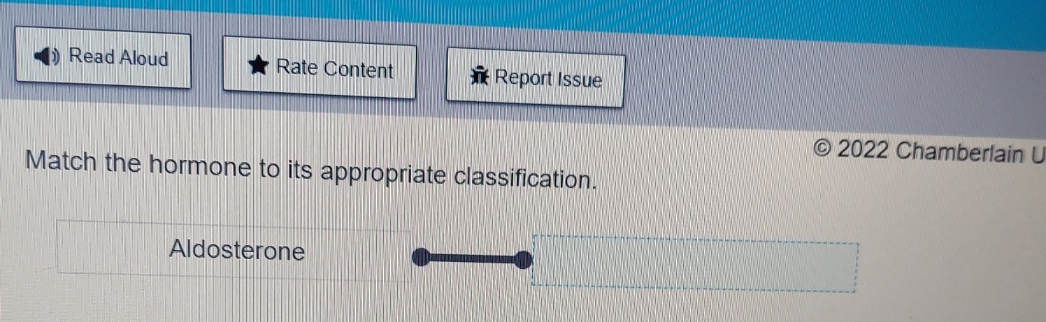 Solved Read AloudRate ContentReport IssueMatch the hormone | Chegg.com