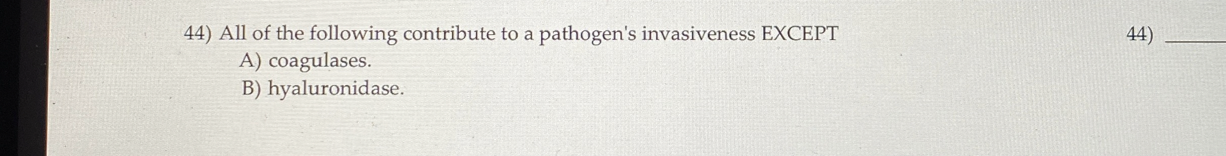 Solved All of the following contribute to a pathogen's | Chegg.com