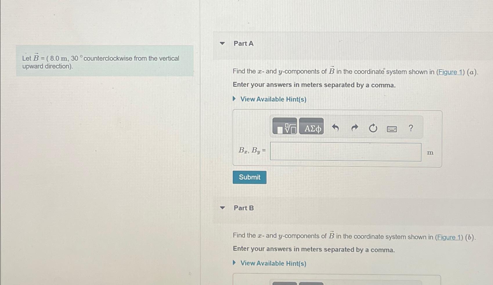 Solved Let counterclockwise from the vertical upward | Chegg.com