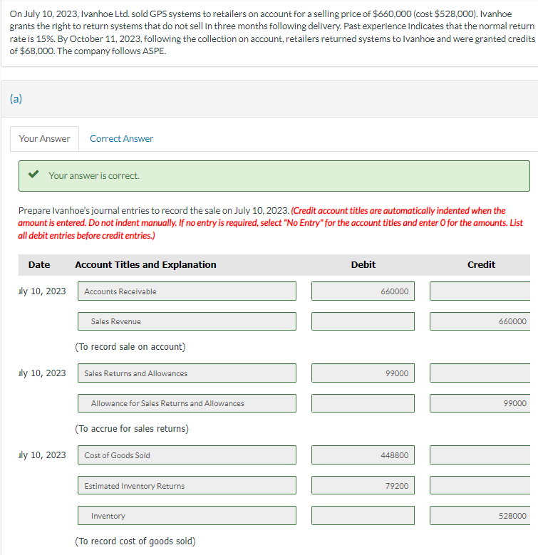 Solved Fill in missing blanks in second picture given the | Chegg.com