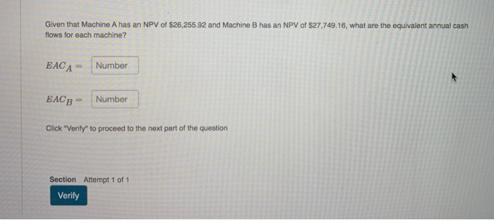 Solved Consider the following two machines a company can | Chegg.com