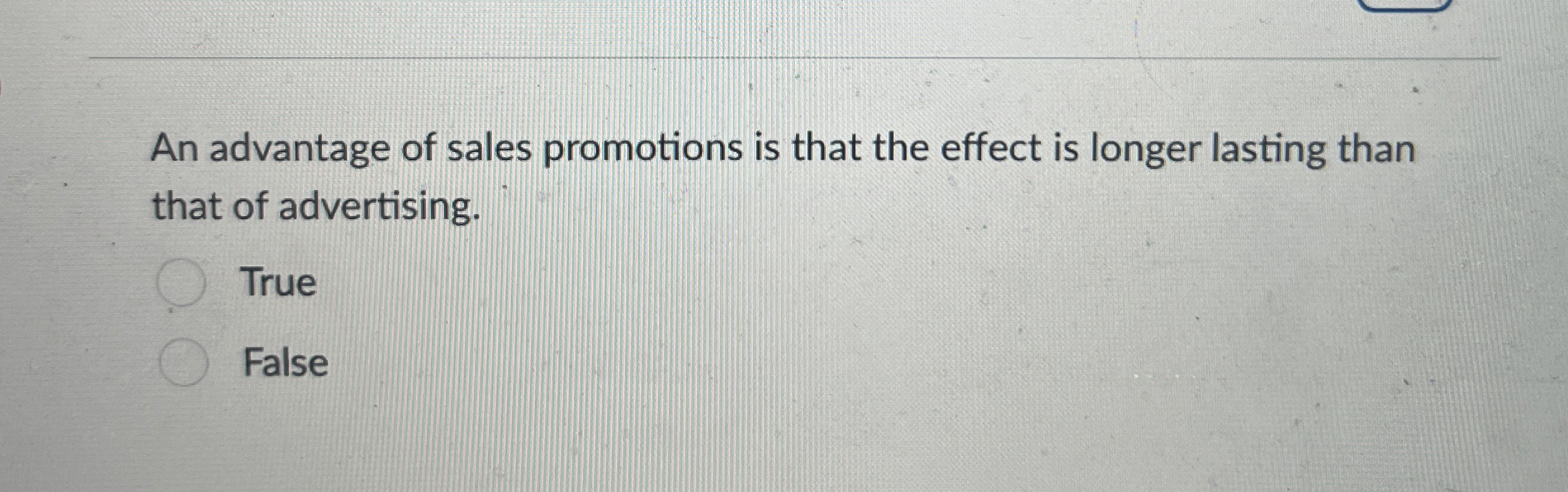 Solved An advantage of sales promotions is that the effect | Chegg.com