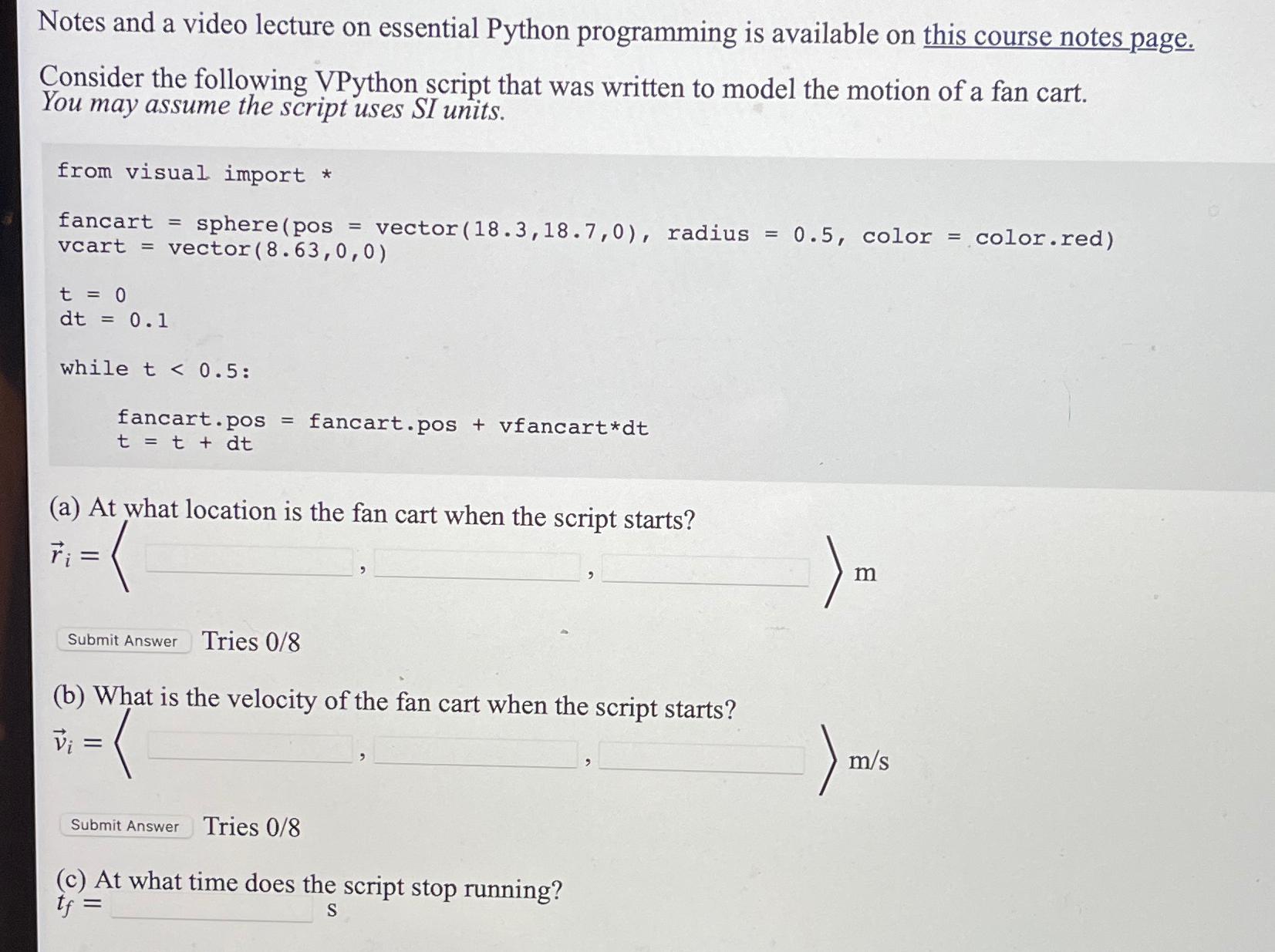 Notes And A Video Lecture On Essential Python
