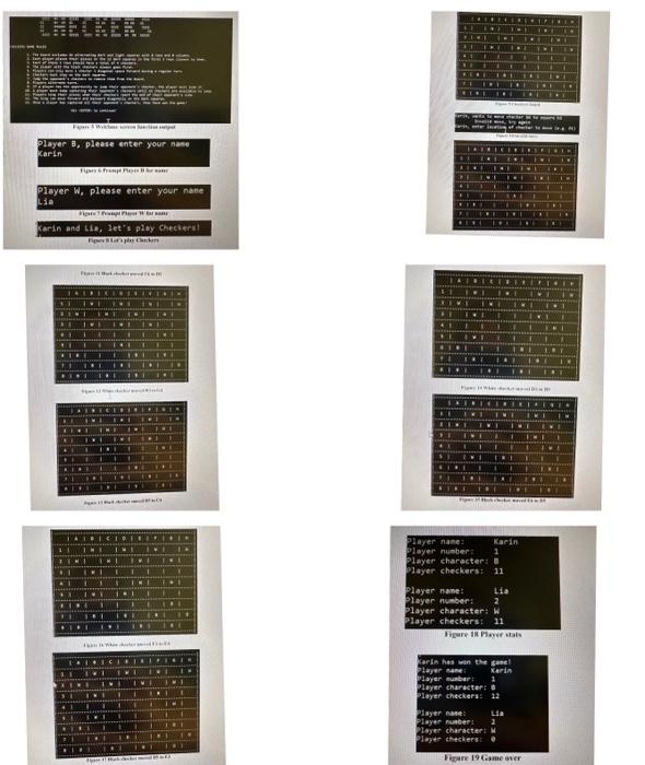 Solved a. Parameter list, add i. 2 -d chancter array (i.e., | Chegg.com