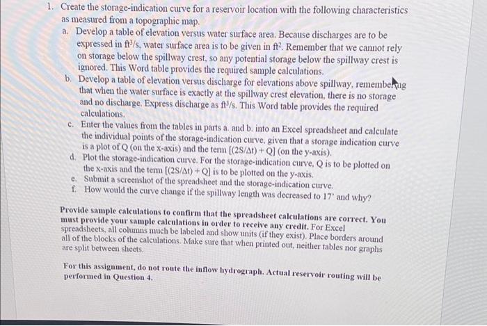 Hydrology - Muskingum Routing, Determining Muskingum | Chegg.com