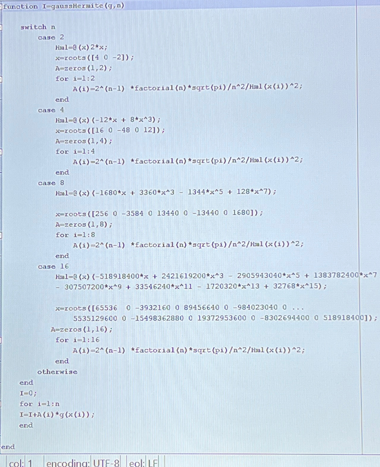 Use 16-point Gauss-Hermite integration to evaluate | Chegg.com