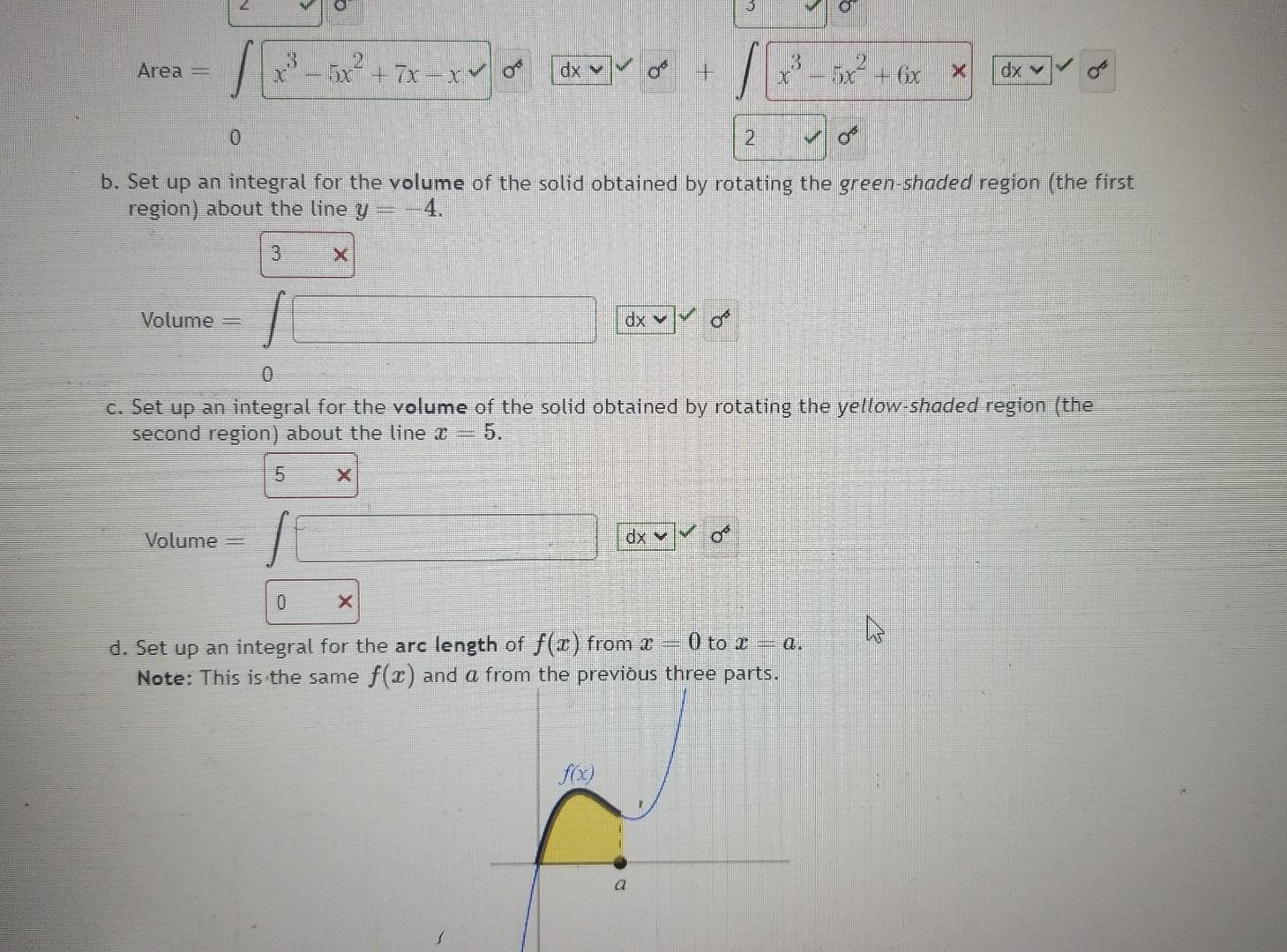 Solved Consider the functions f(x)=x3−5x2+7x and g(x)=x | Chegg.com