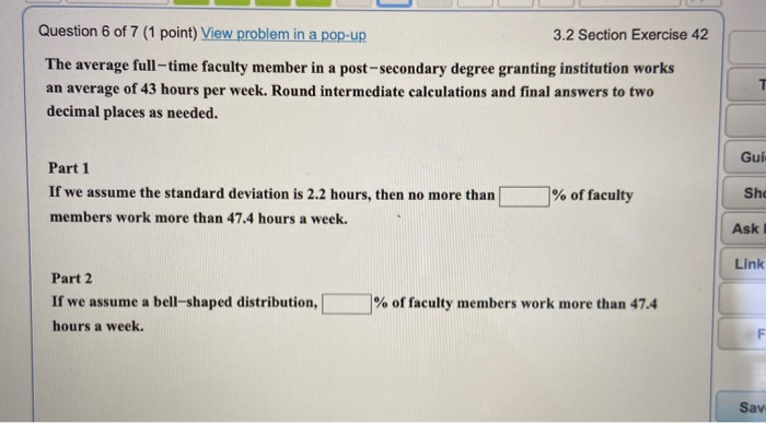 Solved The average full-time faculty member in a post | Chegg.com