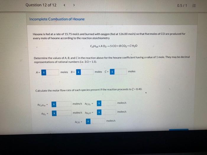 Solved Question 12 of 12