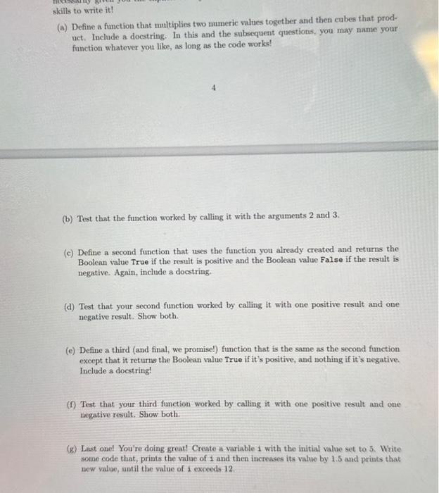 Solved (a) Define a function that multiplies two numeric | Chegg.com
