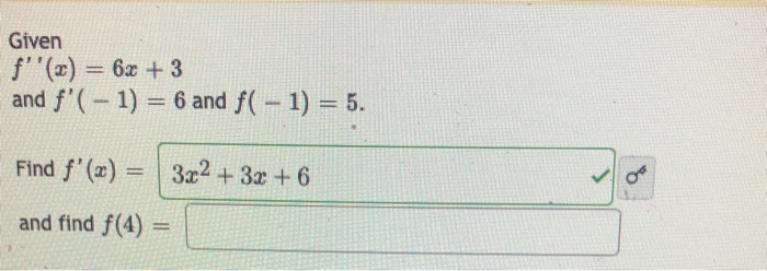 Solved Given that the graph of f(x) passes through the point | Chegg.com