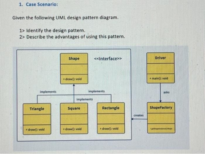 Design Pattern Uml Diagrams Solved Uml Design Patterns Enha