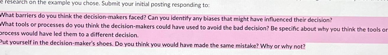 Solved Blockbuster declined to buy netflixWhat barriers do | Chegg.com