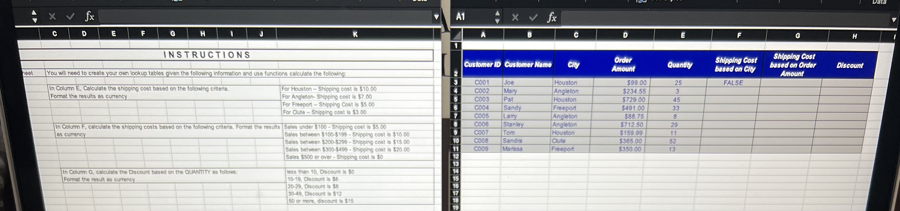 Solved You will need to create your own lookup tables given | Chegg.com