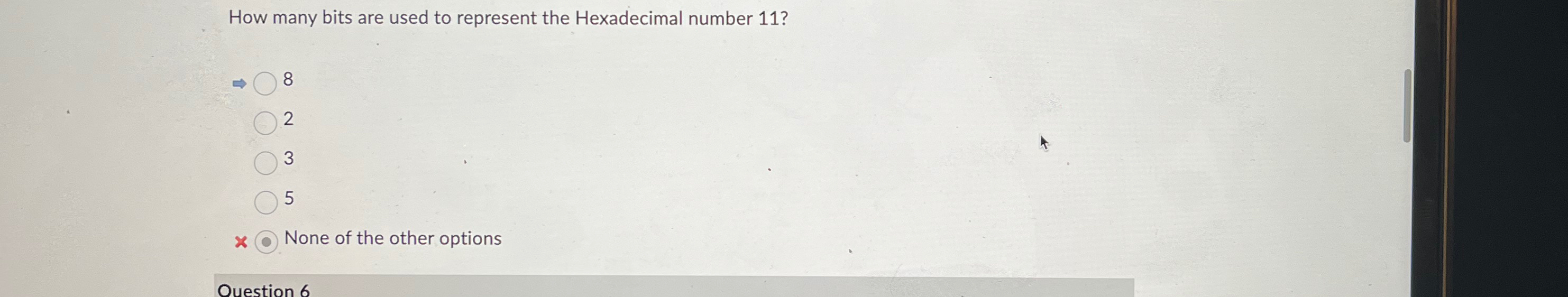 Solved How many bits are used to represent the Hexadecimal | Chegg.com