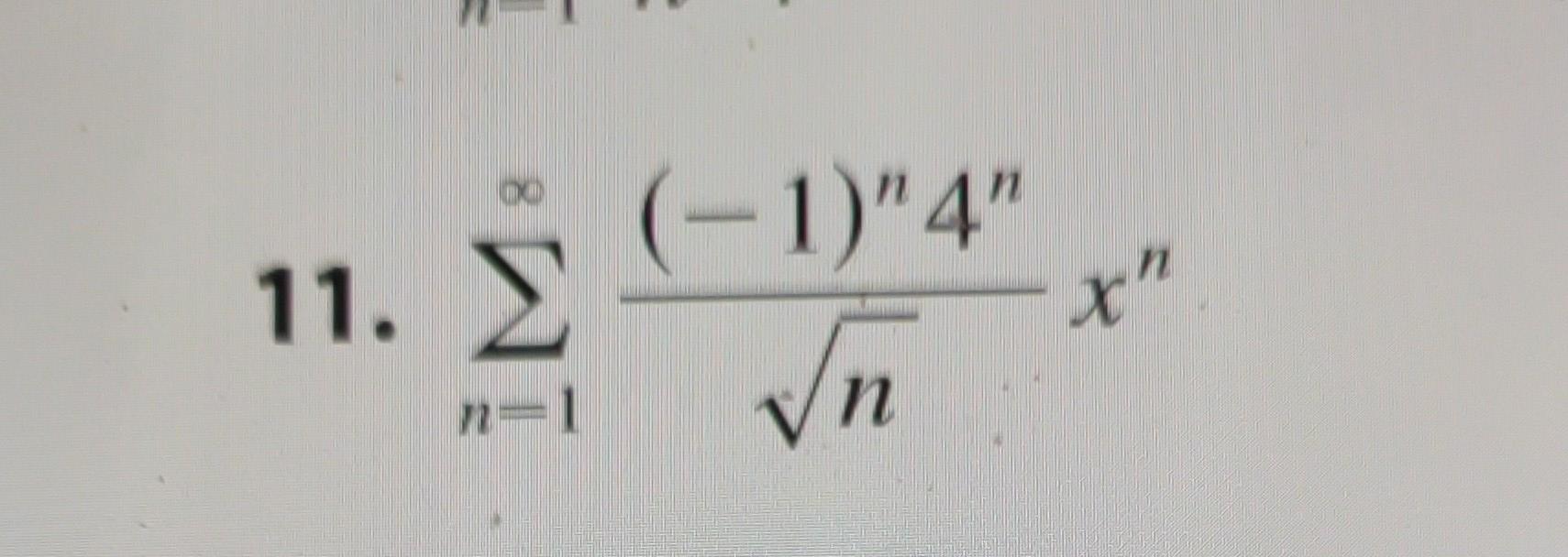 Solved Find the radius of convergence interval of the | Chegg.com