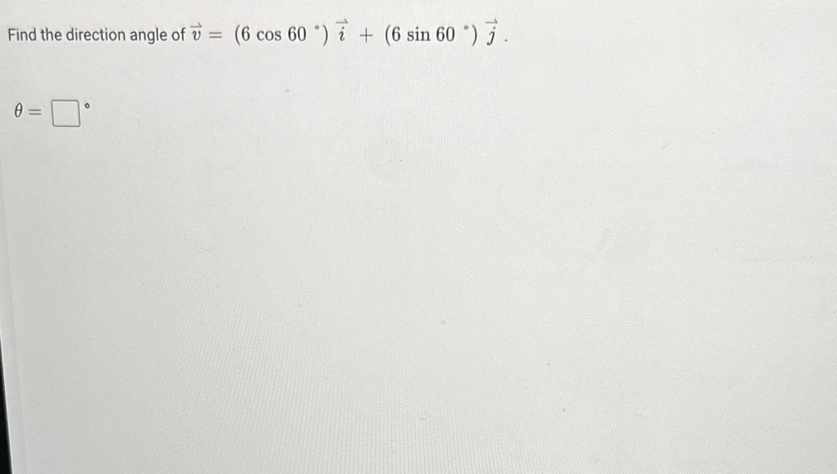 Solved Find the direction angle of | Chegg.com
