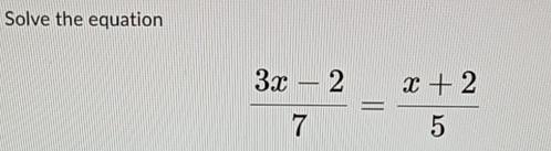 Solved Solve the equation3x-27=x+25 | Chegg.com