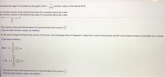 Solved Consider the region R bounded by the graph of f(x) = | Chegg.com