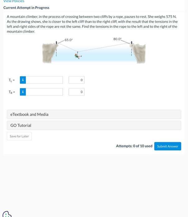 Solved A mountain climber, in the process of crossing | Chegg.com