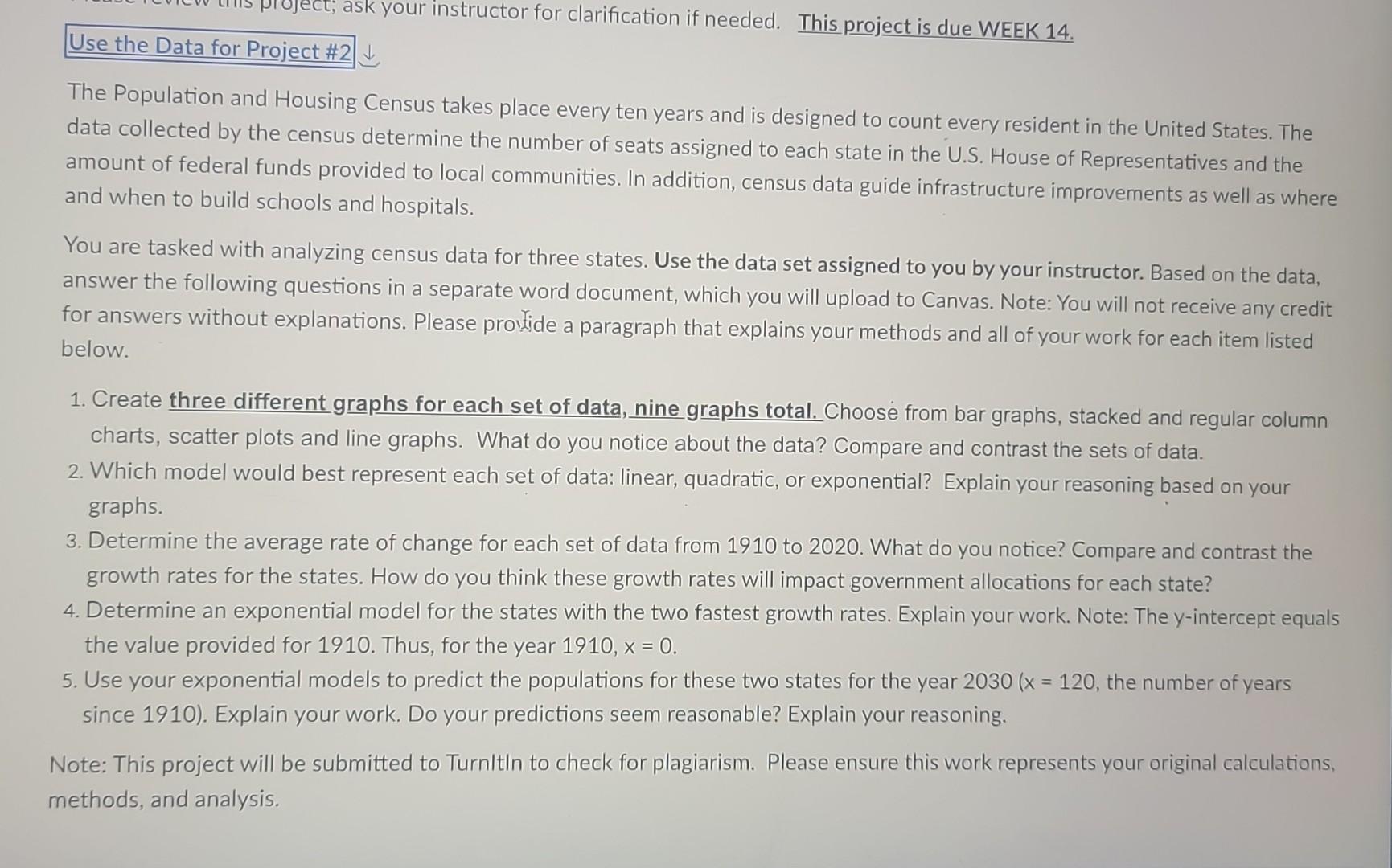 The Population and Housing Census takes place every | Chegg.com