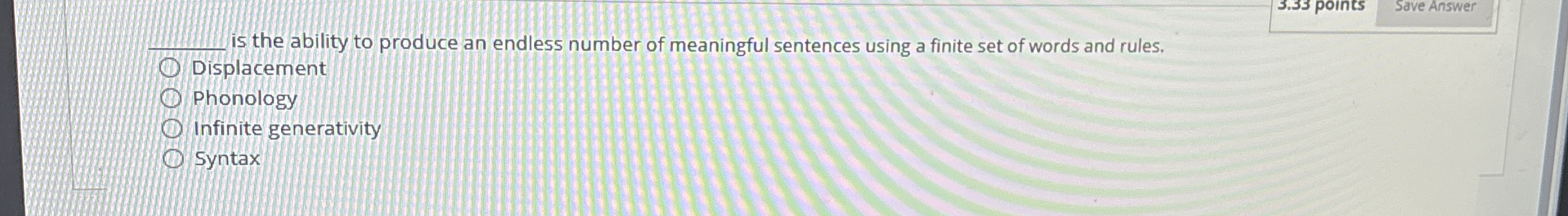 High Quality SOLUTION q, ﻿is the ability to produce an endless number ...