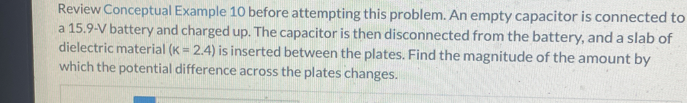 Solved Review Conceptual Example 10 ﻿before attempting this | Chegg.com