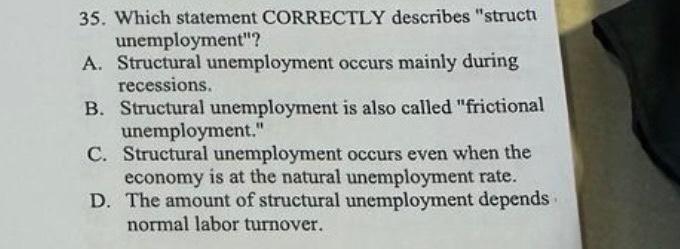 Solved 35. Which statement CORRECTLY describes Solved 35. Which statement CORRECTLY describes