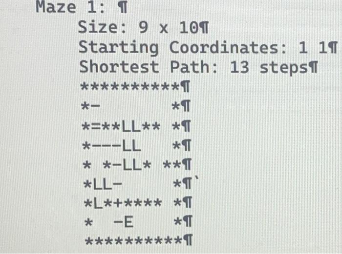 Solved I Have A Minecraft Based Maze Solving Assignment In