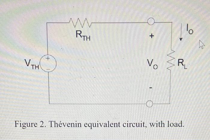 Solved Throughout the Pre-lab and Experiment on Thévenin's | Chegg.com