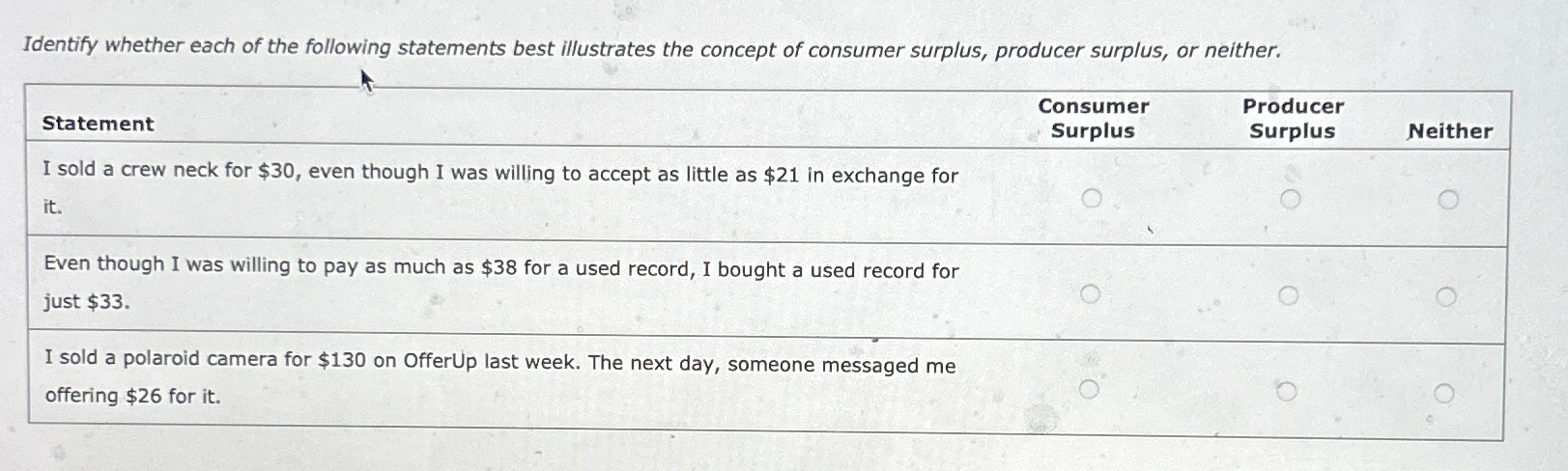 Solved Identify whether each of the following statements | Chegg.com