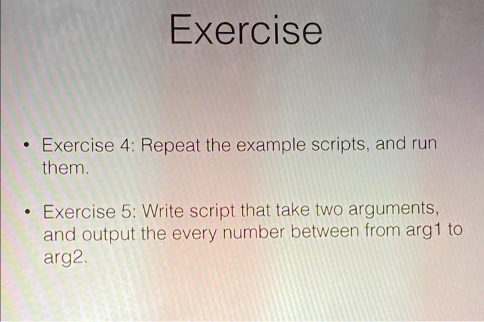 Solved Exercise Exercise 4: Repeat the example scripts, and | Chegg.com