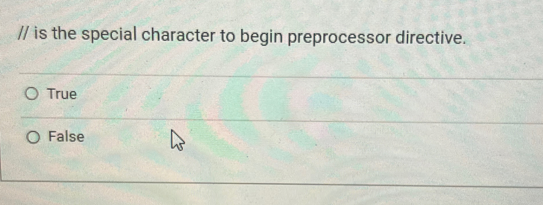 Solved // ﻿is the special character to begin preprocessor | Chegg.com