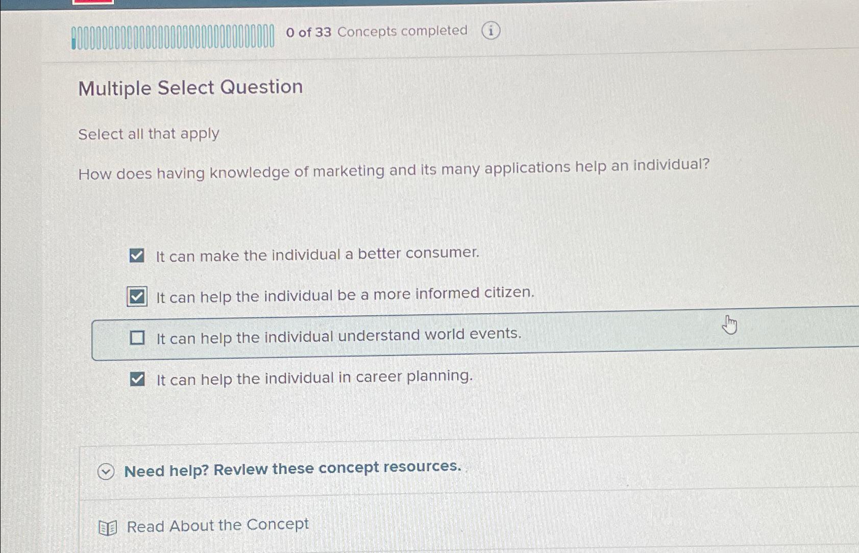 Solved Multiple Select QuestionSelect all that applyHow does | Chegg.com
